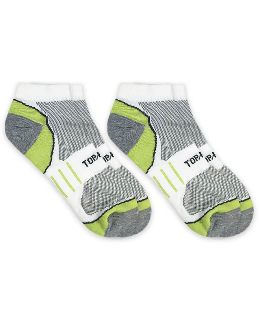 Top Flite Mens Sport Performance Mesh Upper Low Cut Ultra Dri Socks 2 Pair
